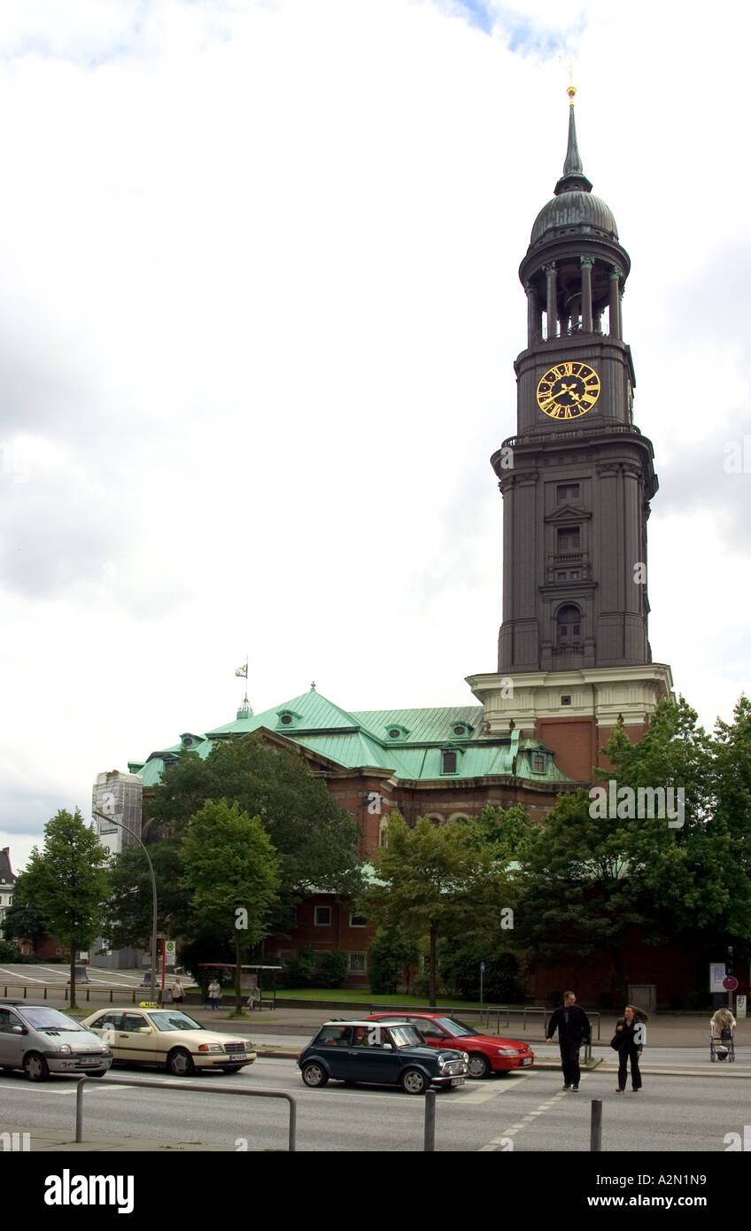 Hamburg's Michel; Germany Stock Photo - Alamy