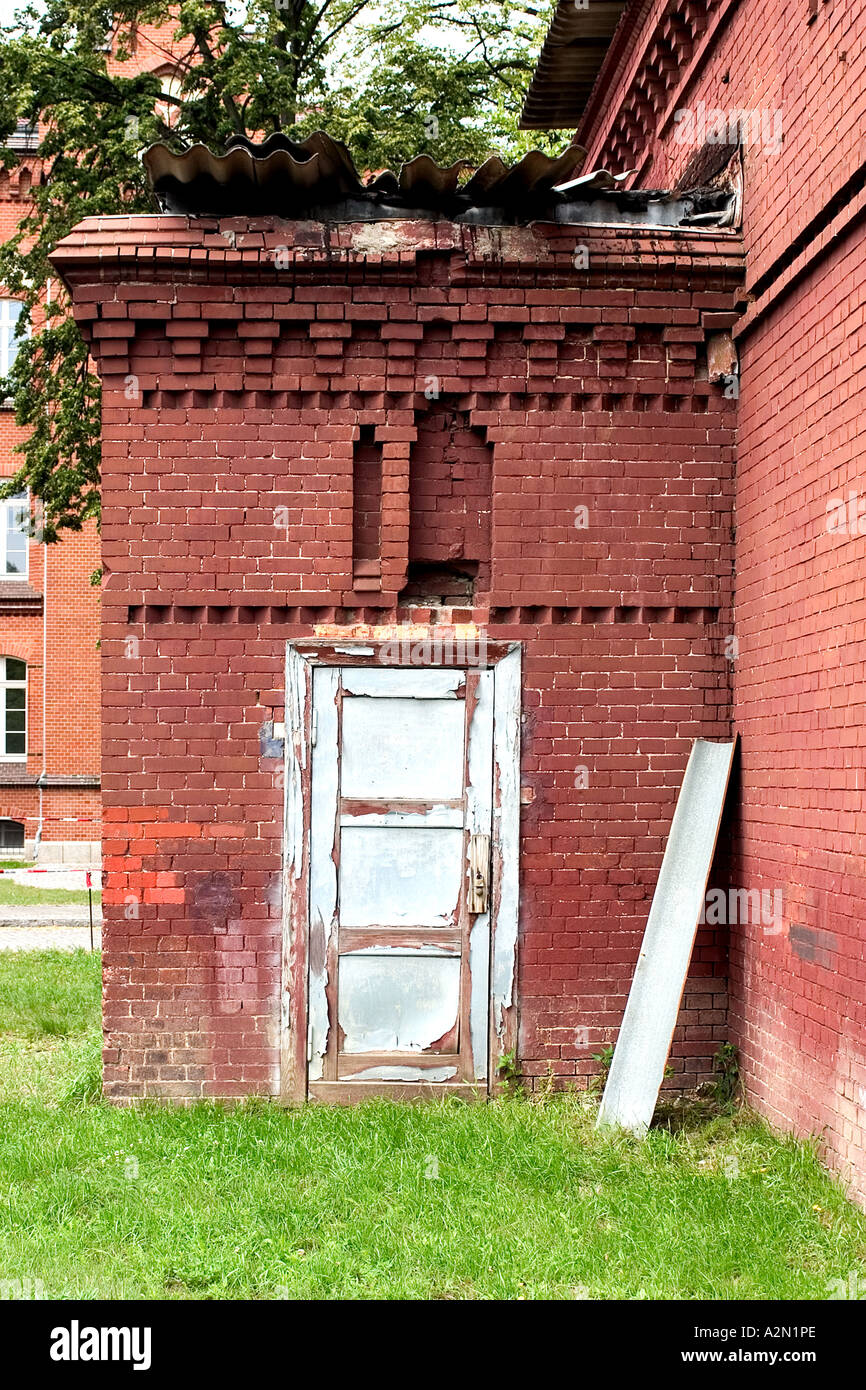 entrance to the red barracks Stock Photo - Alamy
