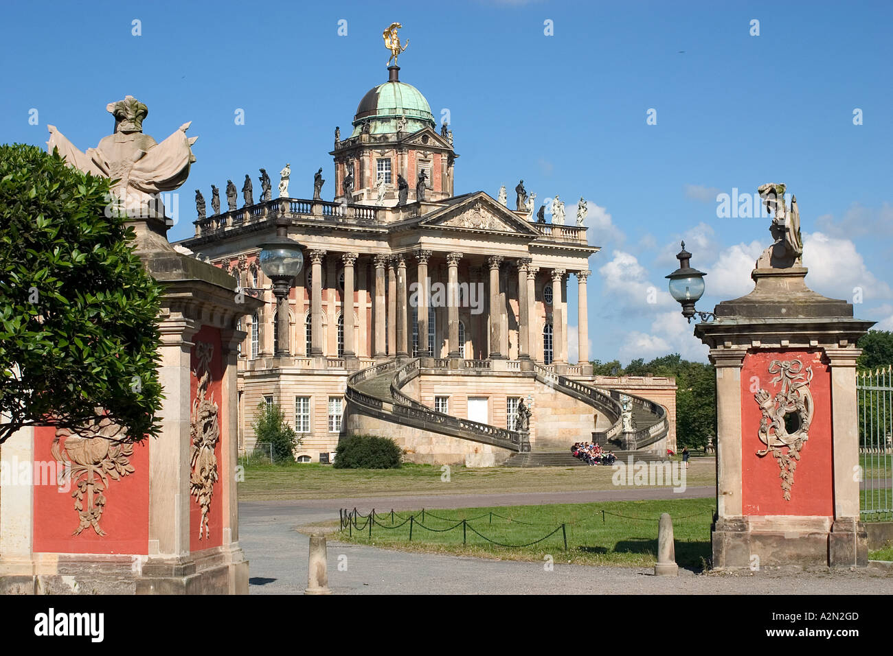 communes with gate Stock Photo - Alamy