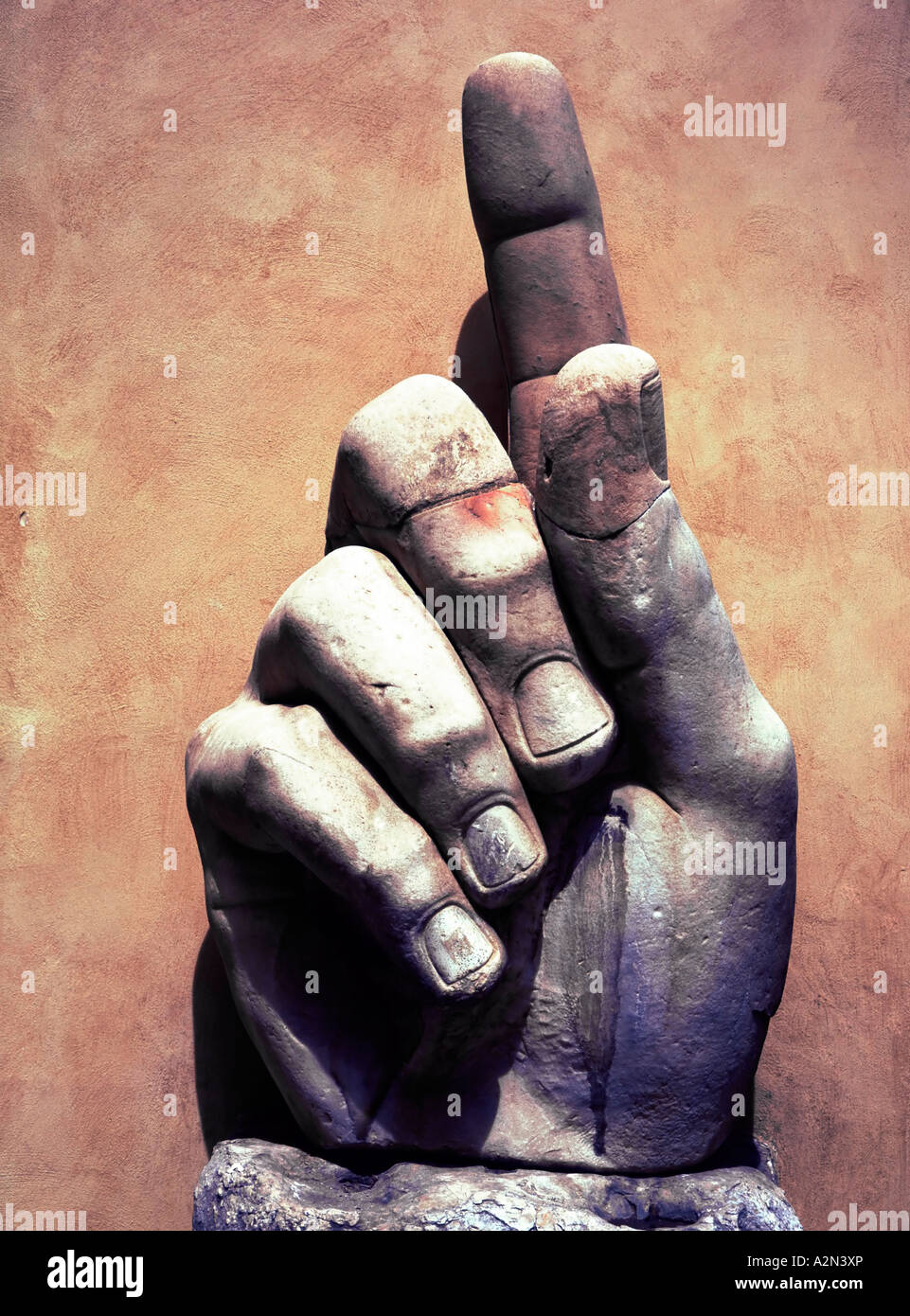 Constantine's hand in museum, Capitoline Museum, Rome, Italy Stock ...