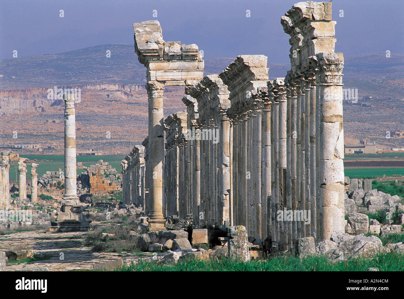 Ruins of columns Stock Photo - Alamy