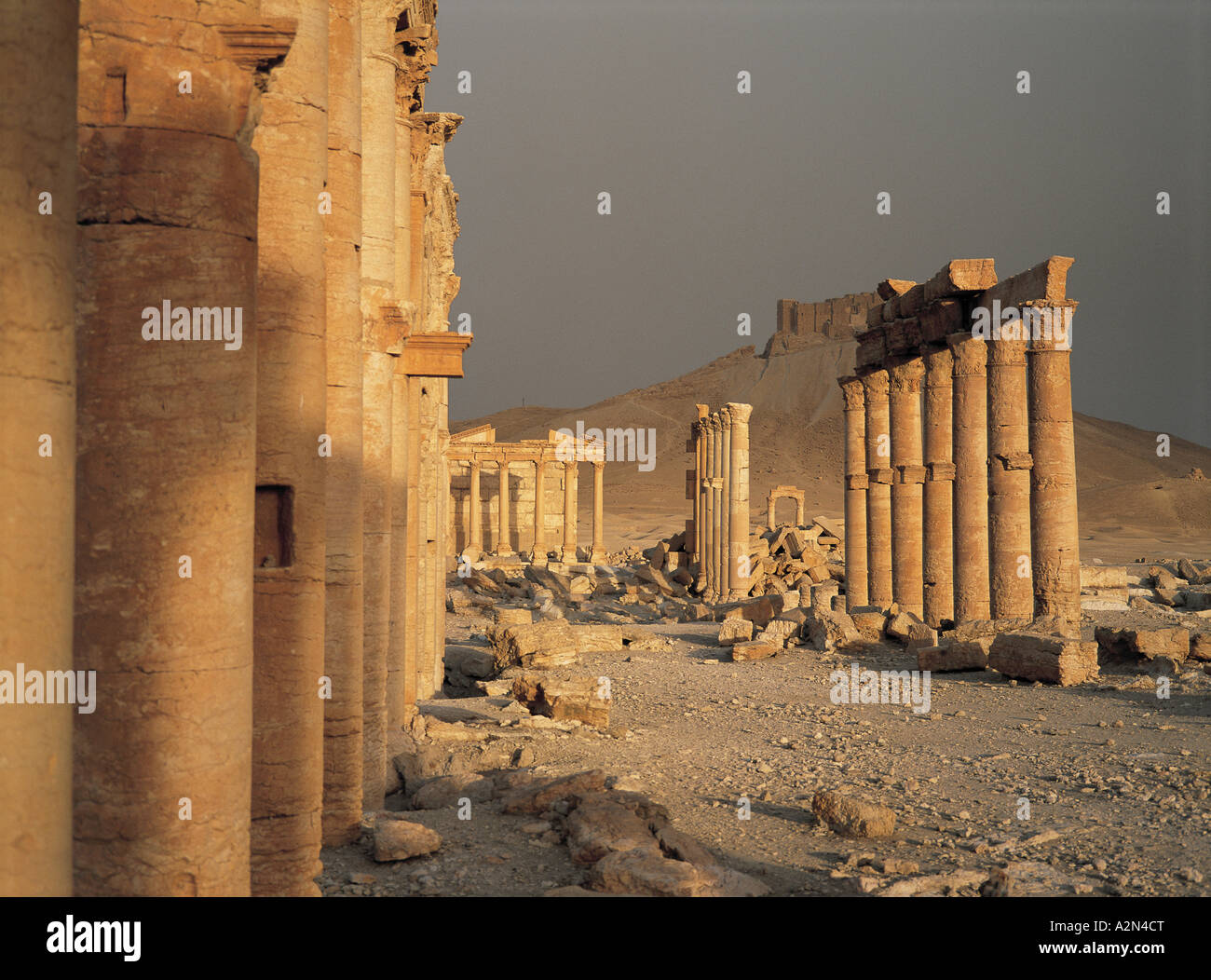 Ruins of columns Stock Photo - Alamy