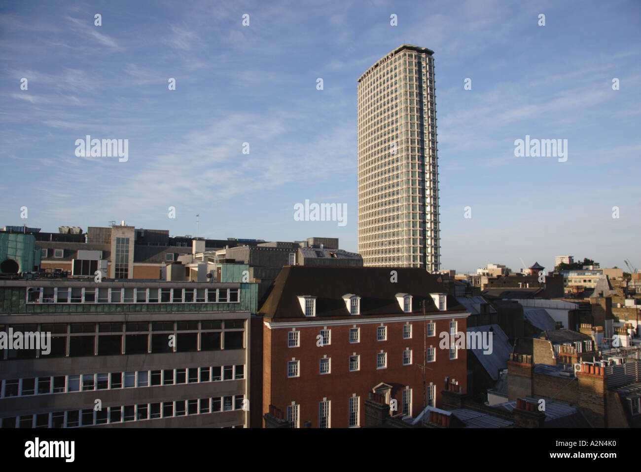 Centre Point tower over the rooftops of central London Stock Photo - Alamy