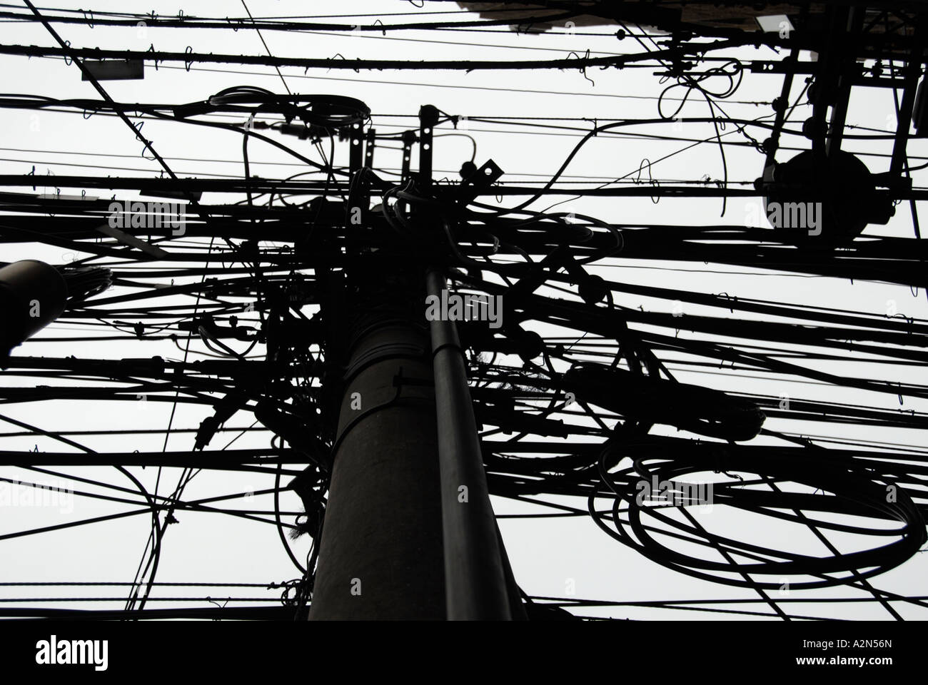 Overloaded power pole hi-res stock photography and images - Alamy