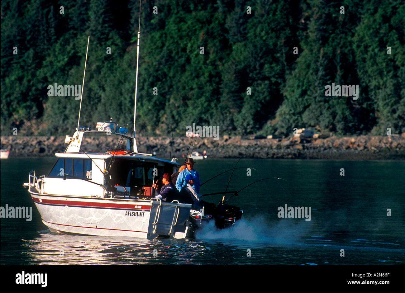 Trolling salmon hi-res stock photography and images - Alamy