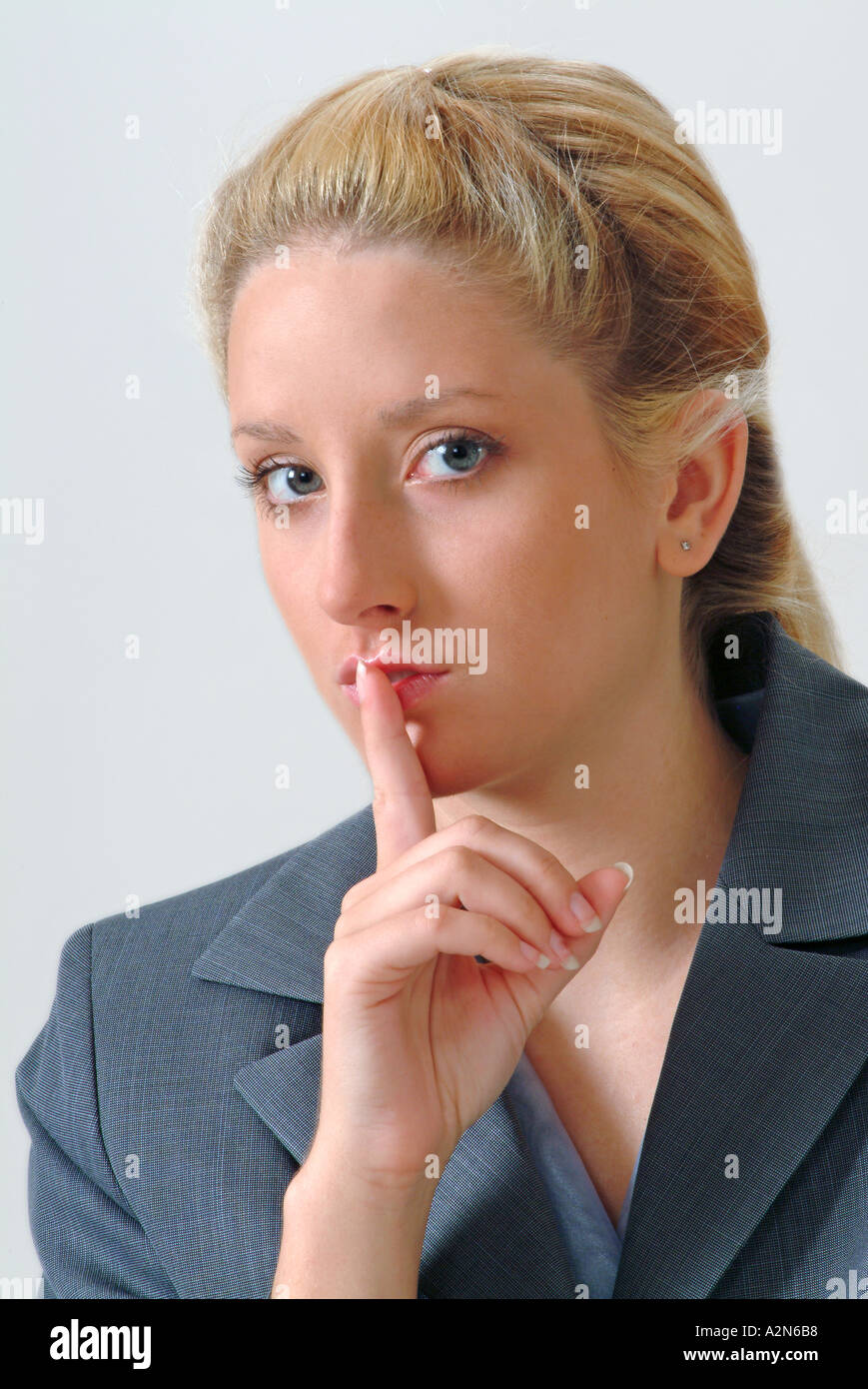 Finger hush index hi-res stock photography and images - Alamy