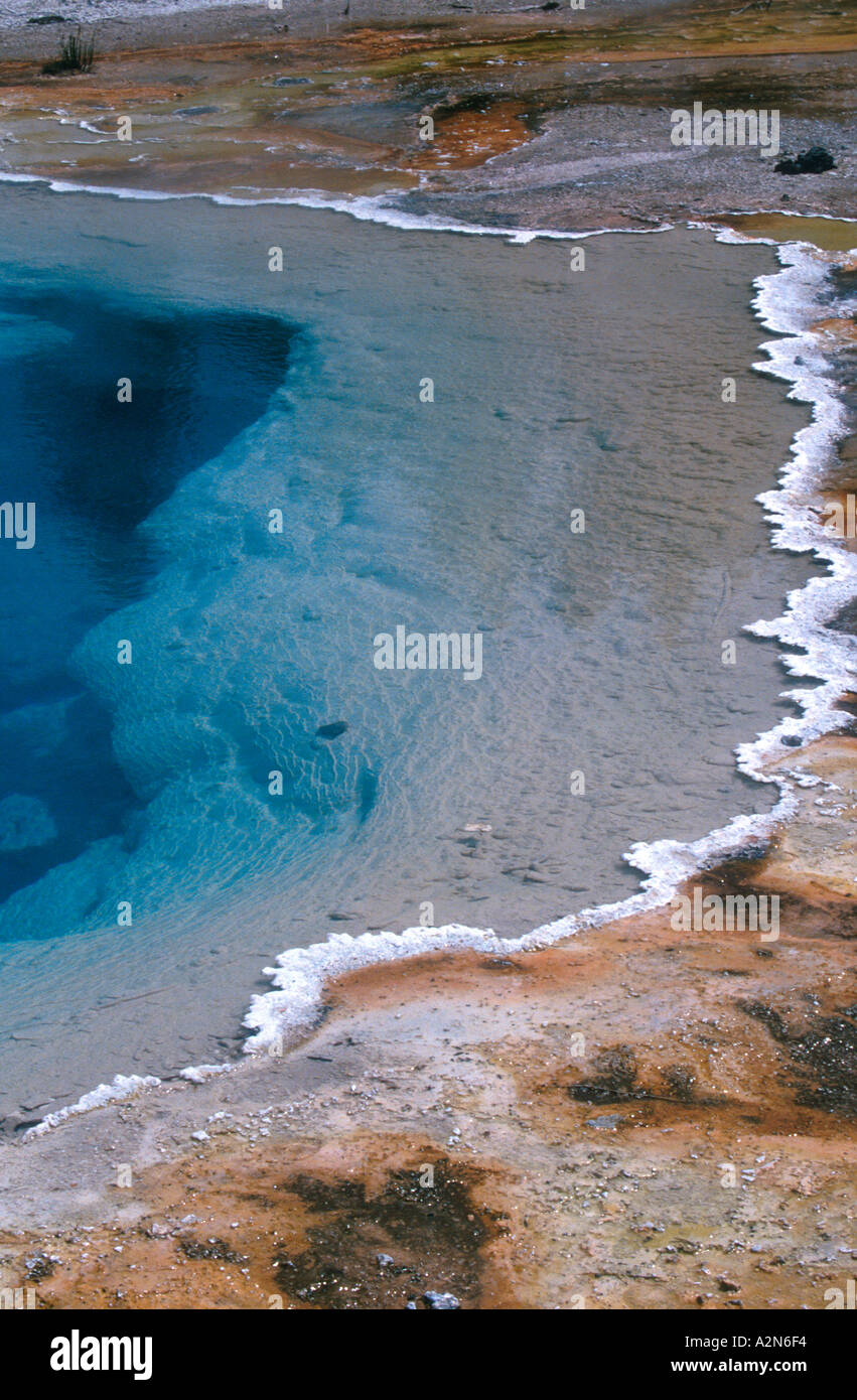Yellowstone sulphur pools hi-res stock photography and images - Alamy
