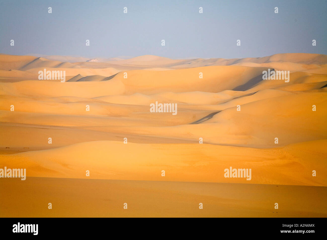 Sand dunes in desert, Great Sand Sea, Siwa Oasis, Libyan Desert, Egypt ...