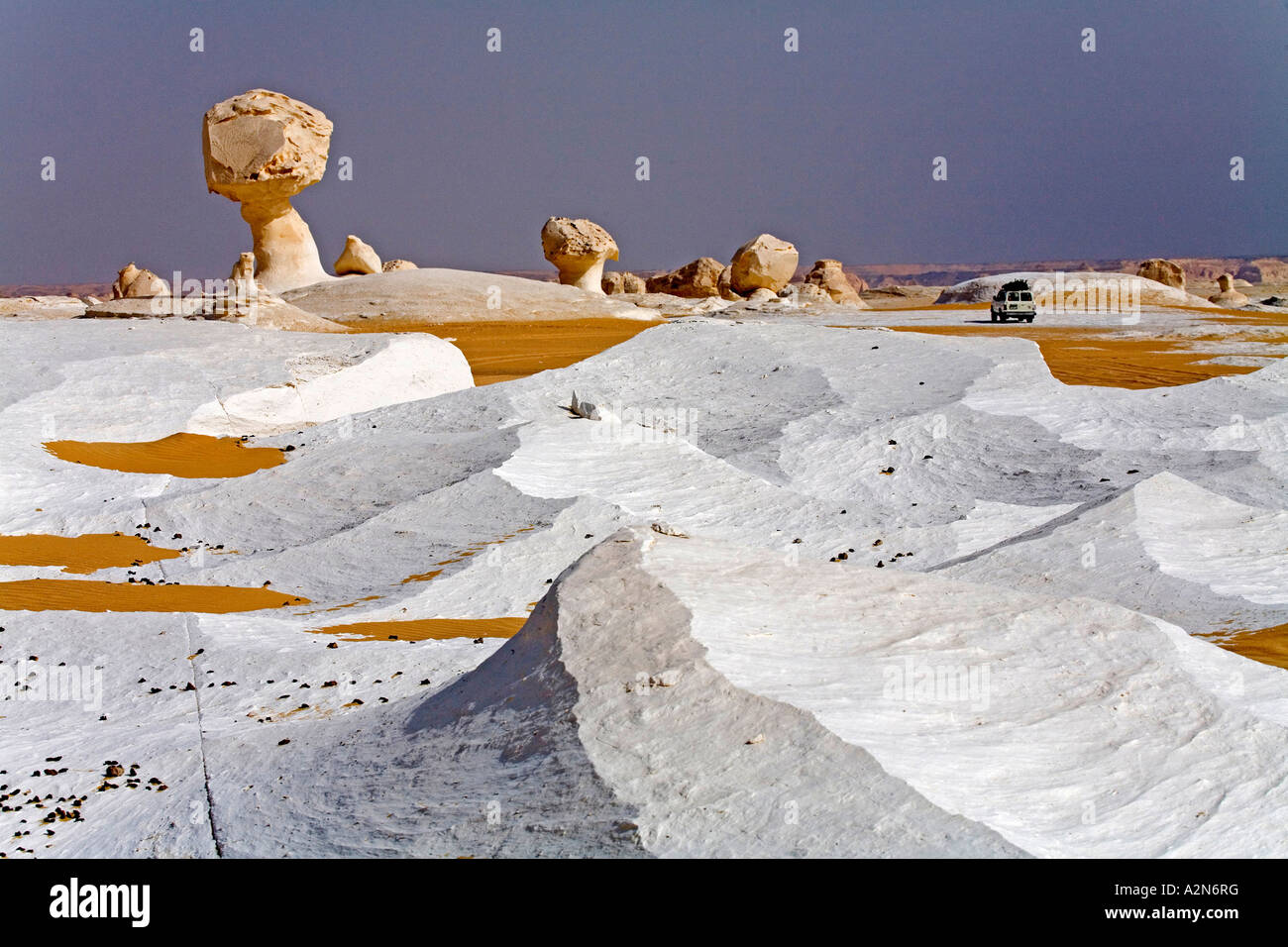 Rock formations in desert, Farafra Oasis, Egypt Stock Photo - Alamy