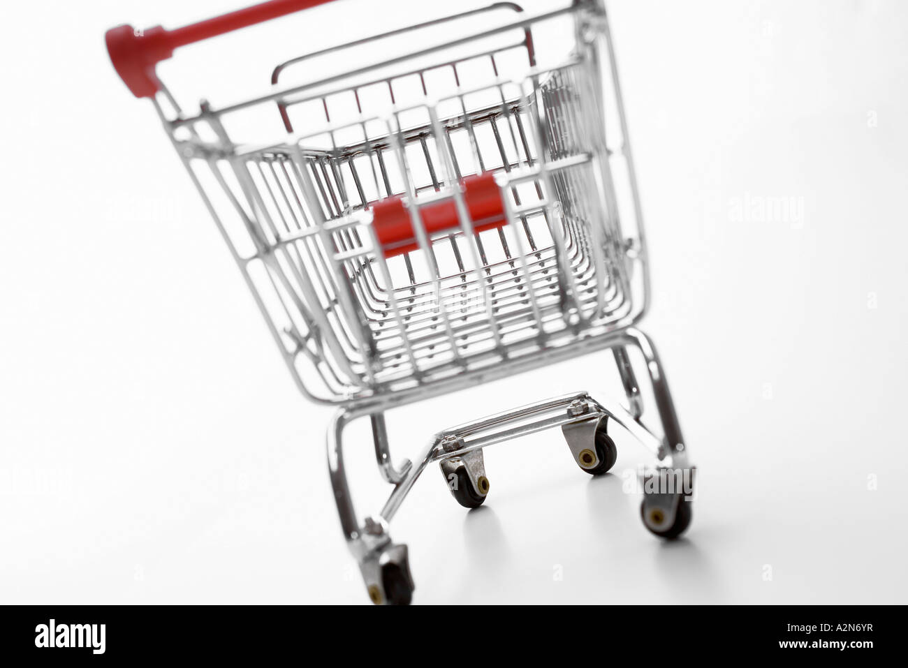 Close-up of shopping cart Stock Photo - Alamy