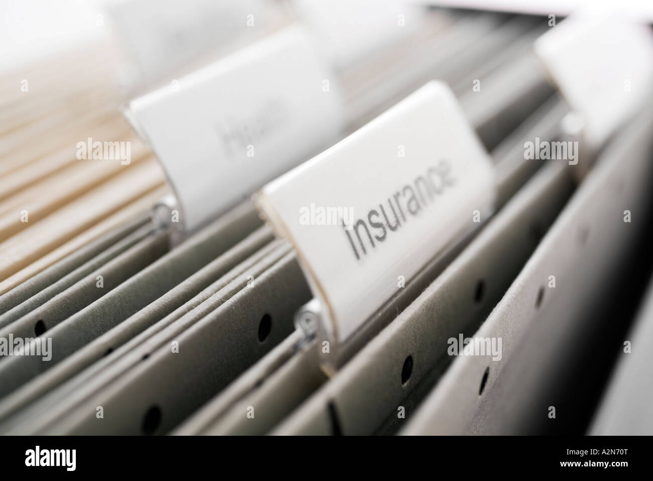 Close-up of index file Stock Photo - Alamy