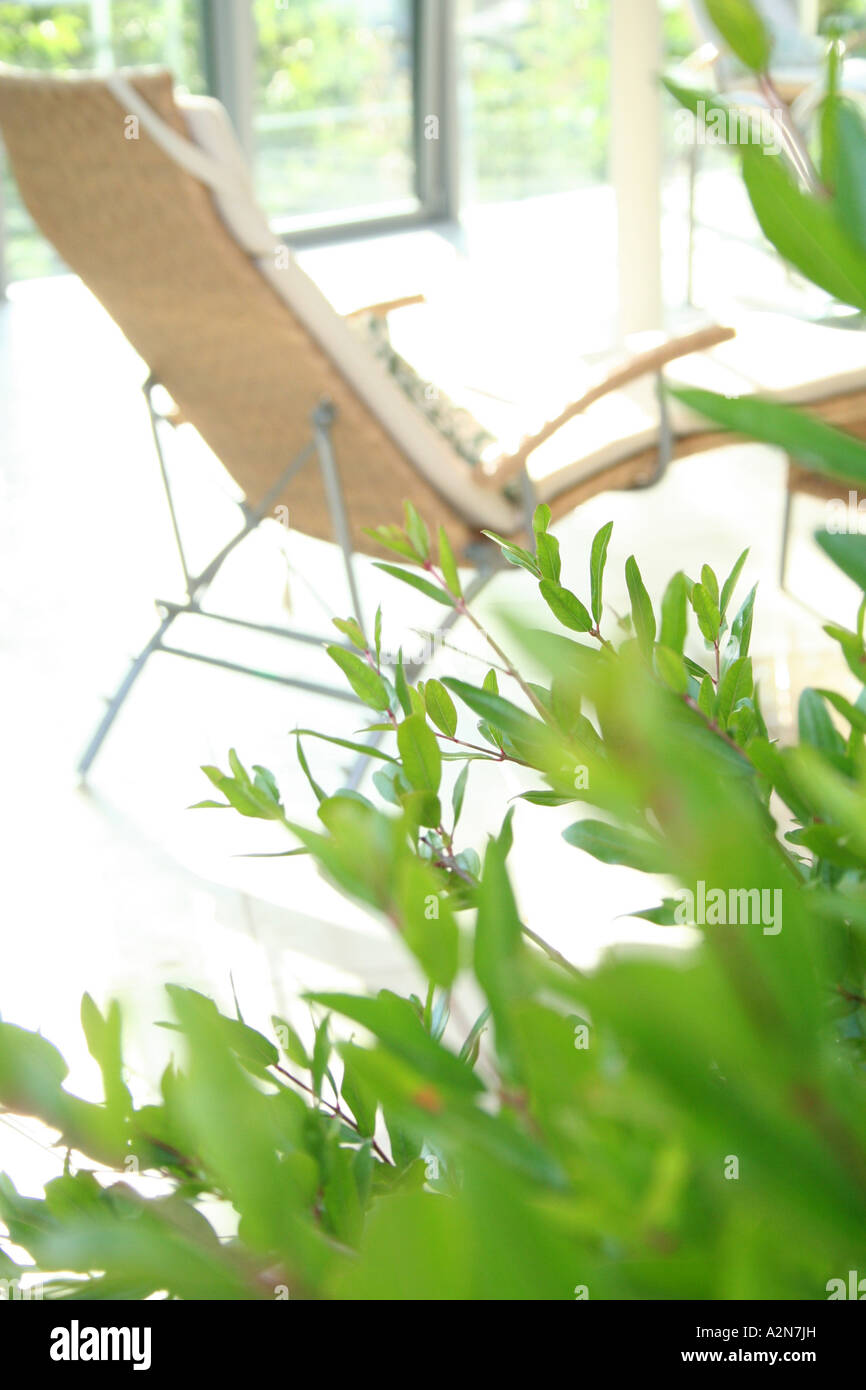 Side profile of lounge chair Stock Photo - Alamy