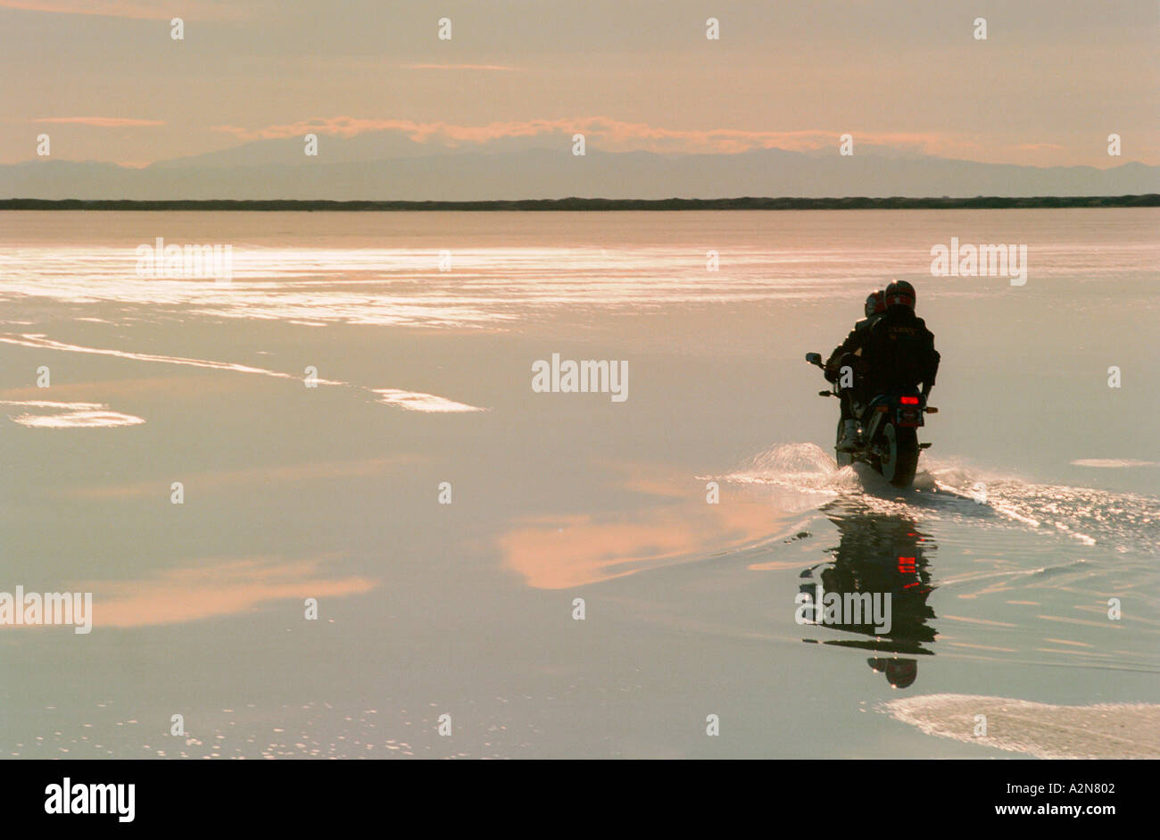 Bonneville salt flats motorbike hi-res stock photography and images - Alamy