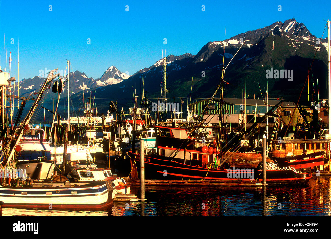 Fishing boat dock valdez alaska hi-res stock photography and images - Alamy