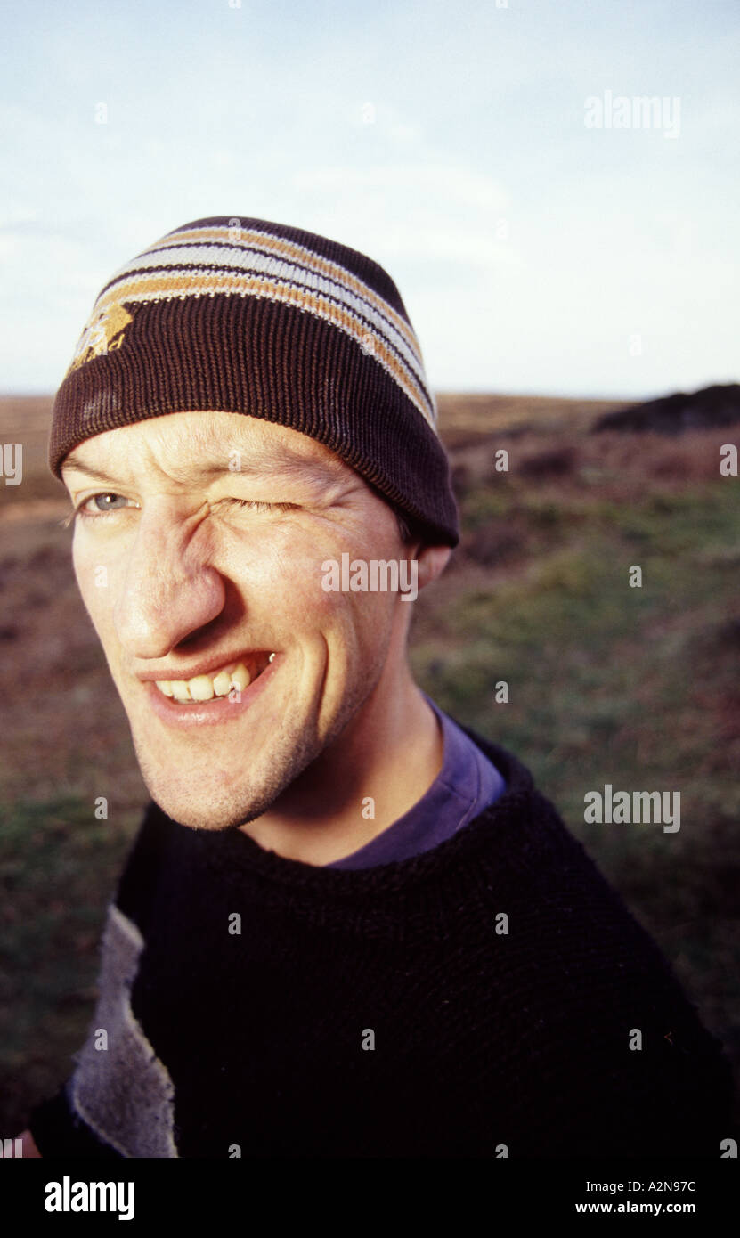 Winking man peak district hi-res stock photography and images - Alamy