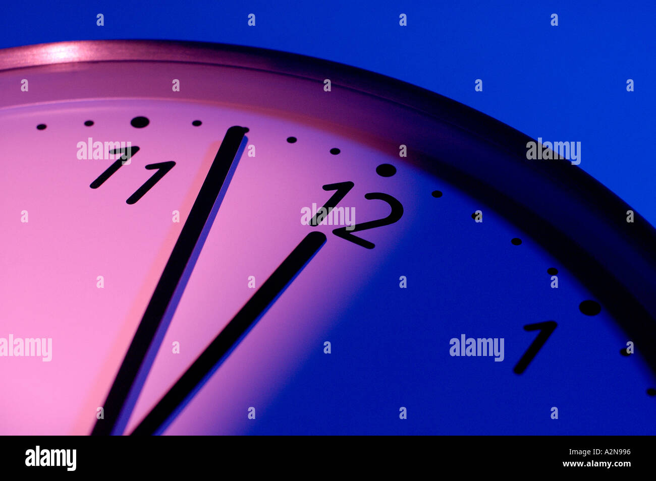 CLOCK TWELVE 12 Stock Photo - Alamy