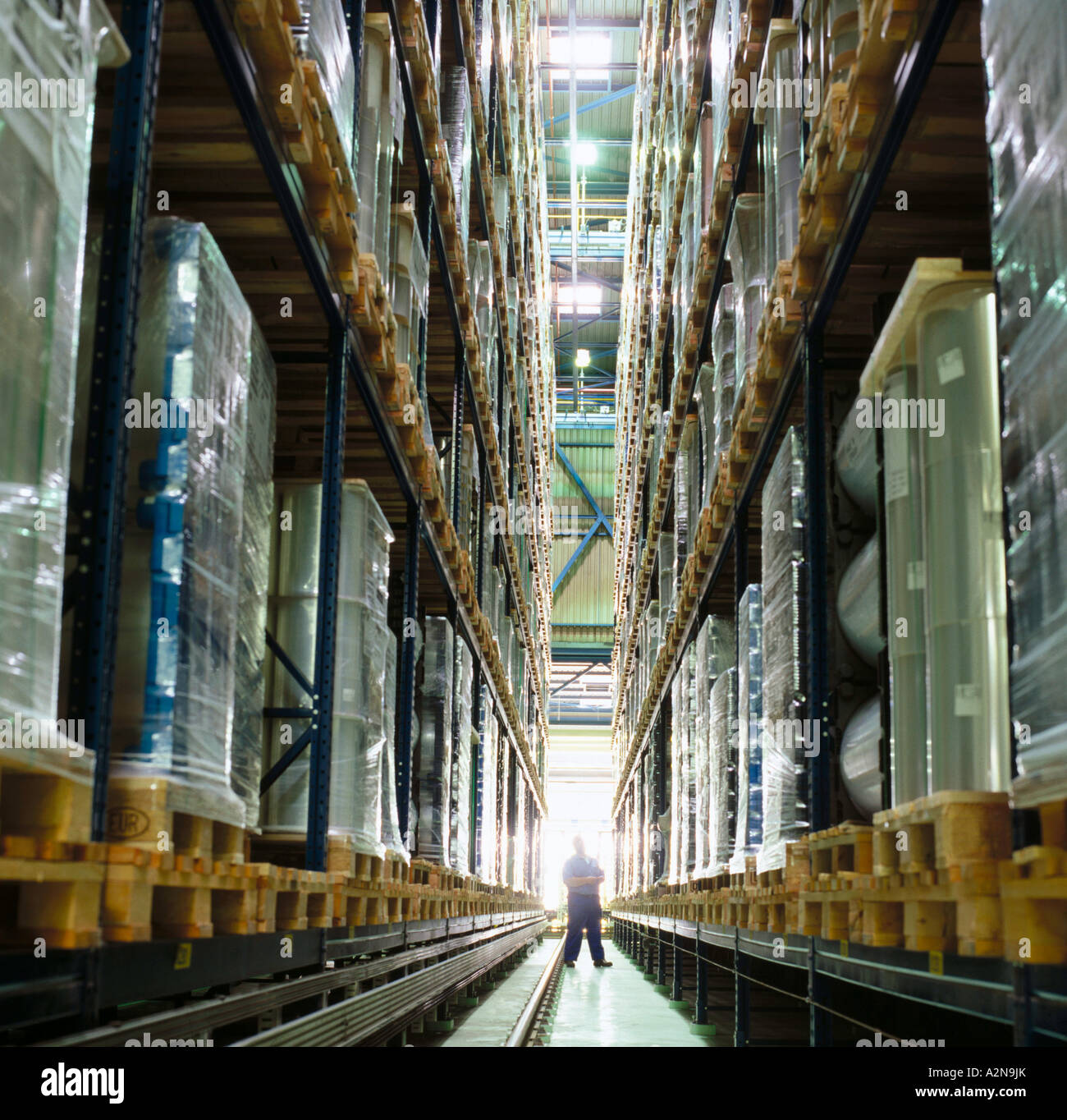 Man standing in chemical industry Stock Photo - Alamy