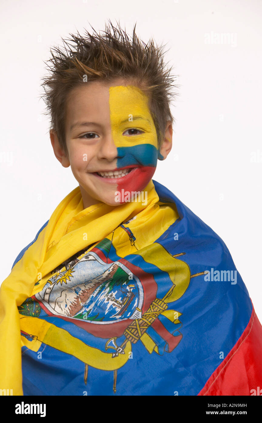 Portrait of soccer fan smiling Stock Photo - Alamy