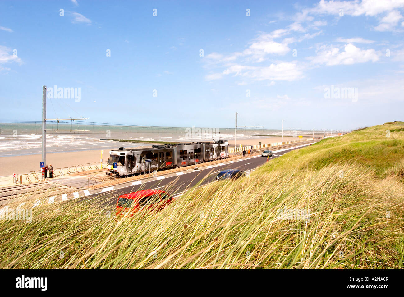 Rail on railroad track, Belgium Stock Photo - Alamy
