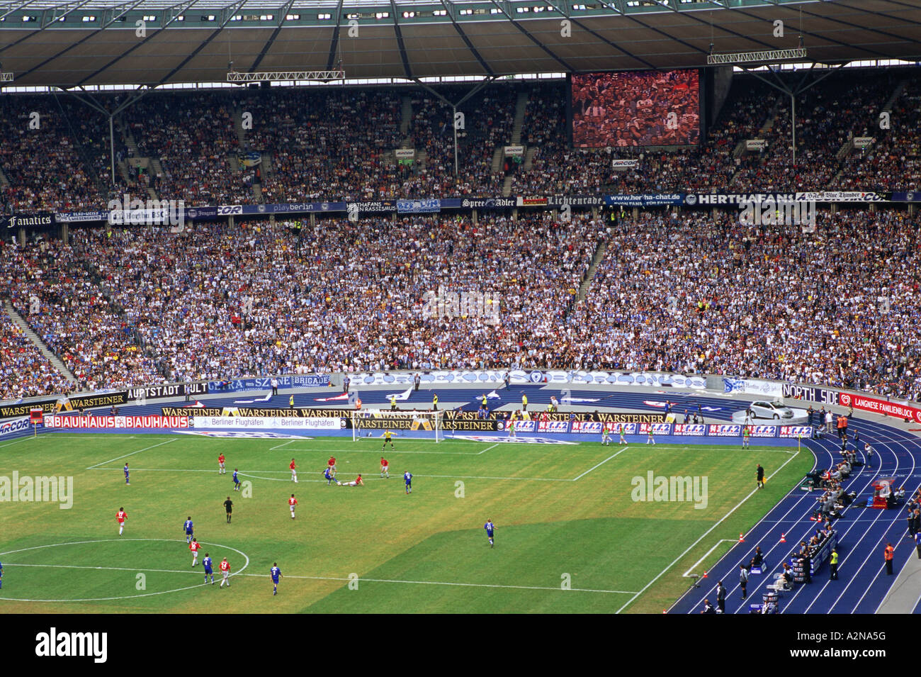 Crowd at stadium, Olympic Stadium, Berlin, Germany Stock Photo - Alamy