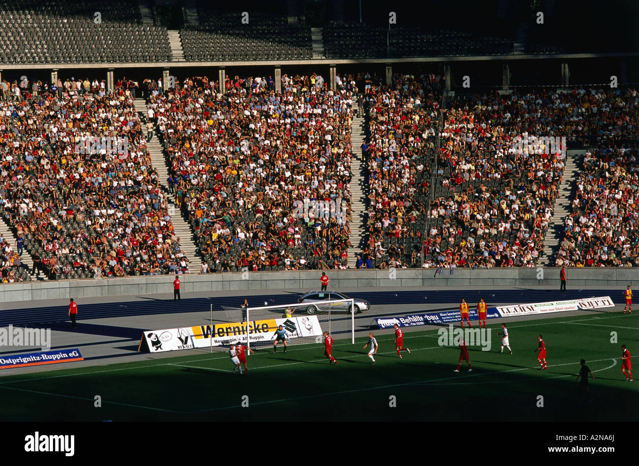 Crowd at stadium, Olympic Stadium, Berlin, Germany Stock Photo - Alamy