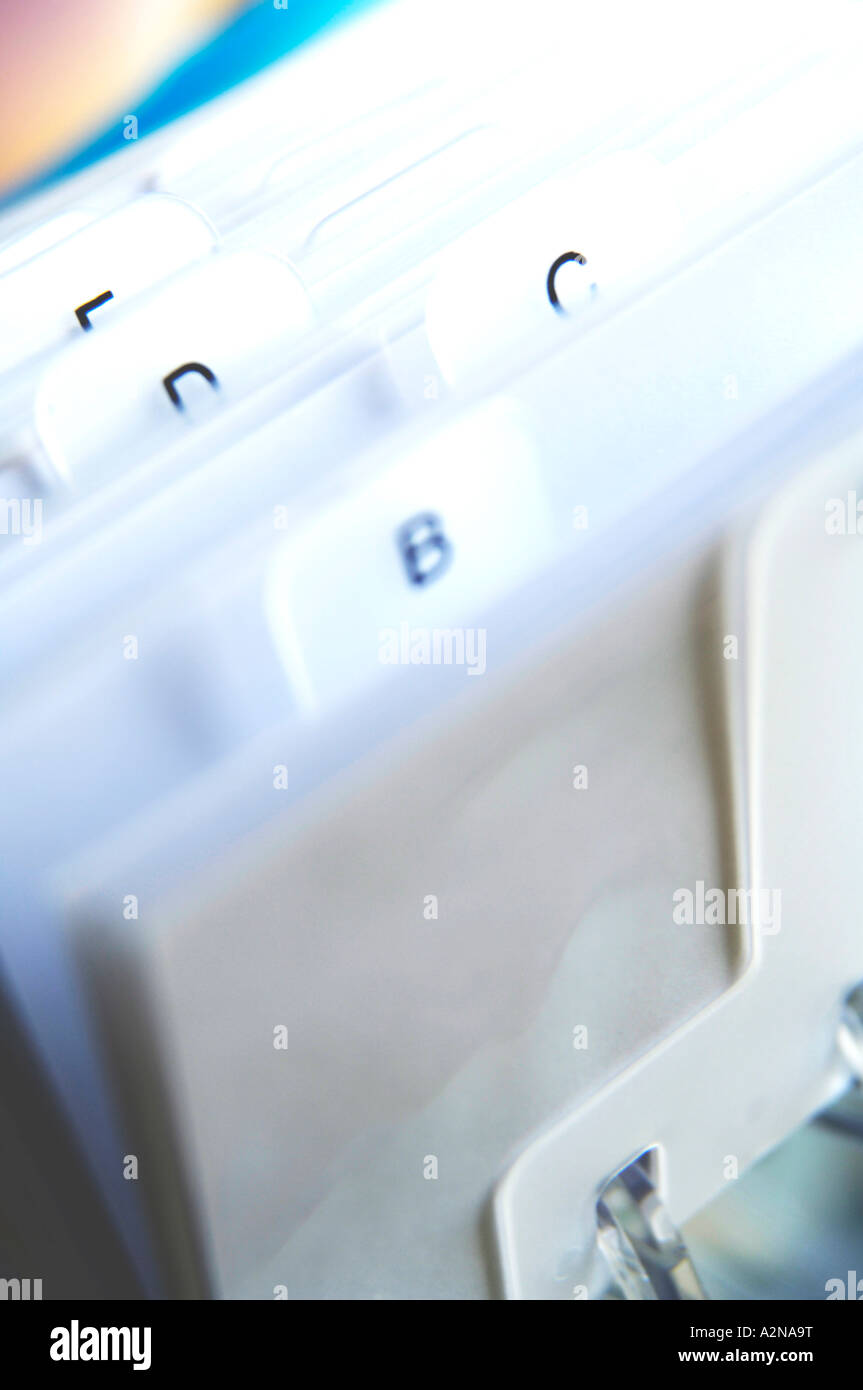 Close-up of index card Stock Photo - Alamy