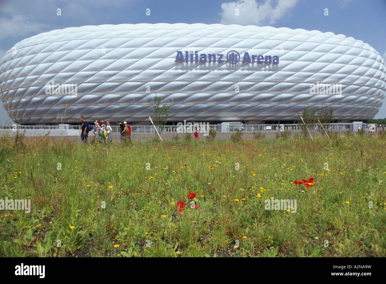 Football stadium, Allianz Arena, Munich, Bavaria, Germany Stock Photo ...