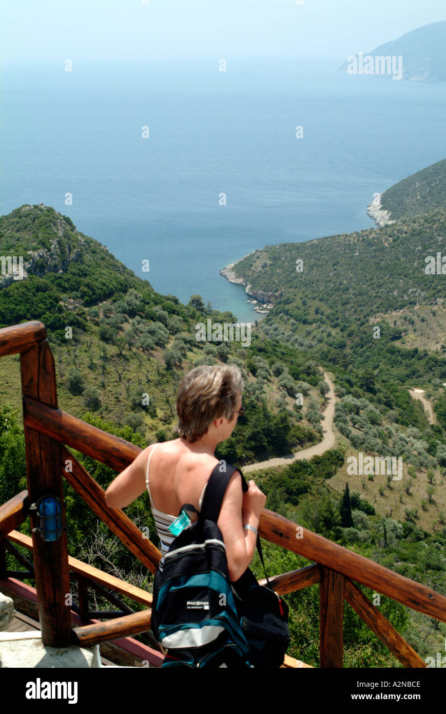 Alonissos Old town Alonissos Island Greece Stock Photo - Alamy