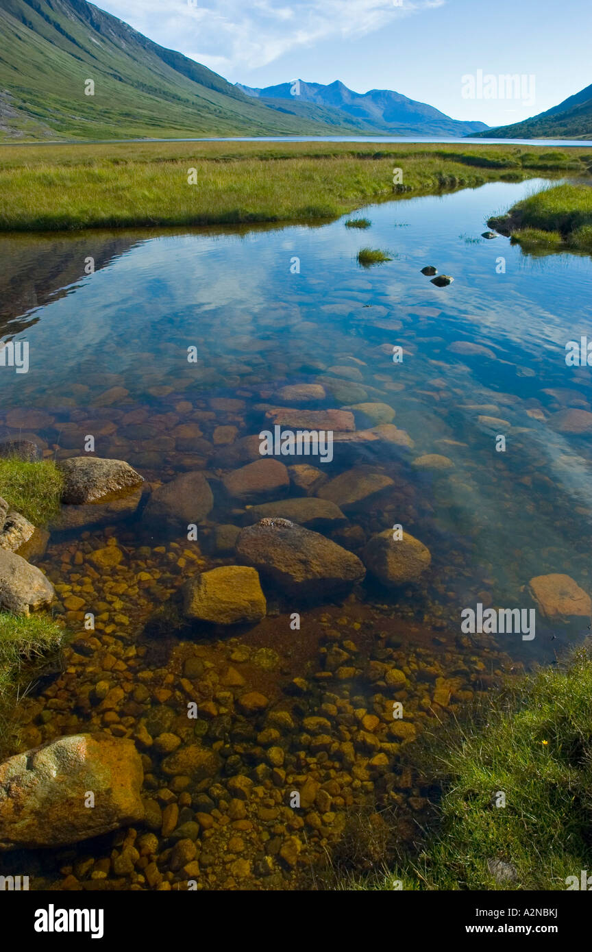 Stones in lake, Loch Etive, Scotland Stock Photo - Alamy
