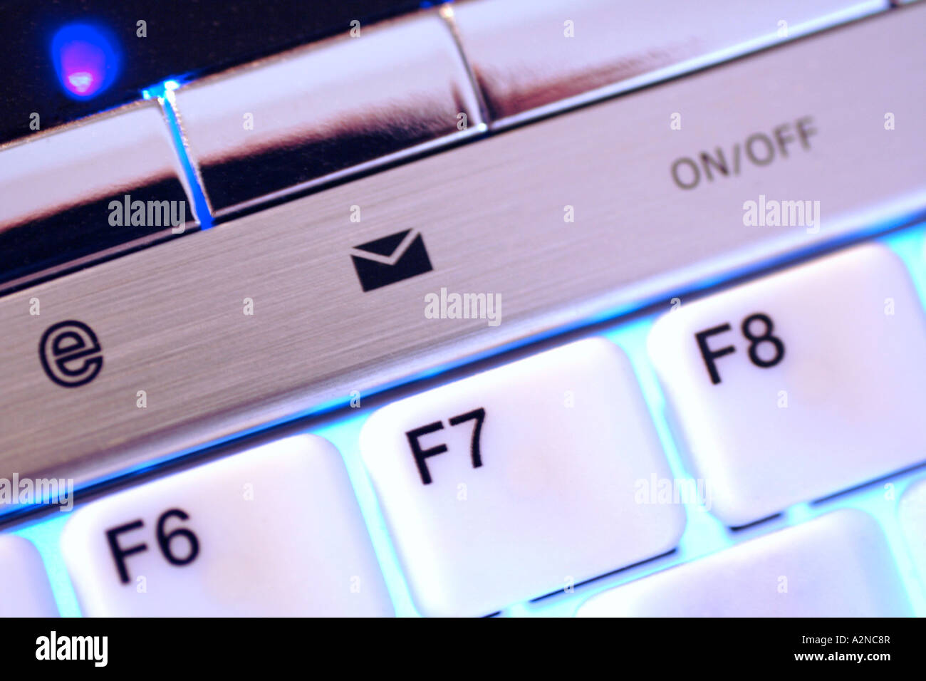 Close-up of keys of laptop Stock Photo - Alamy