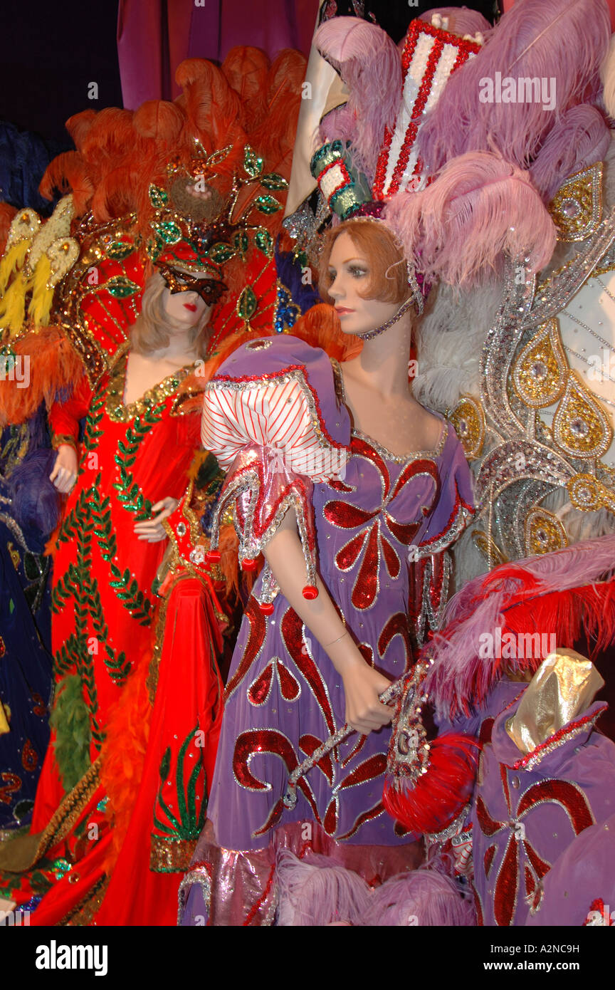 Mardi Gras Royalty costumes Stock Photo - Alamy