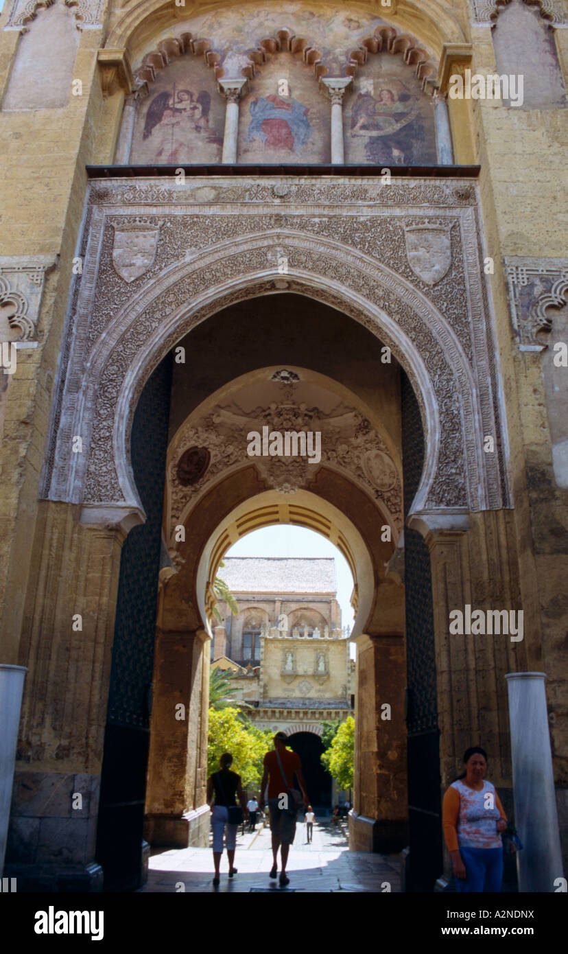 Entrance of mosque, Mezquita Catedral de Cordoba, Cordoba, Andalusia ...
