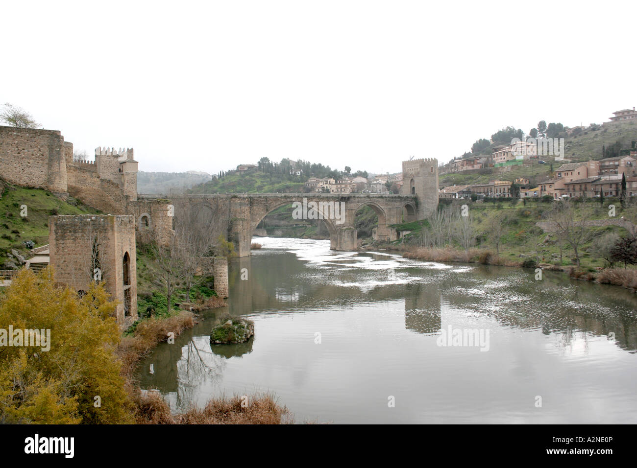 Saint Martin Bridge Toledo Spain Stock Photo - Alamy