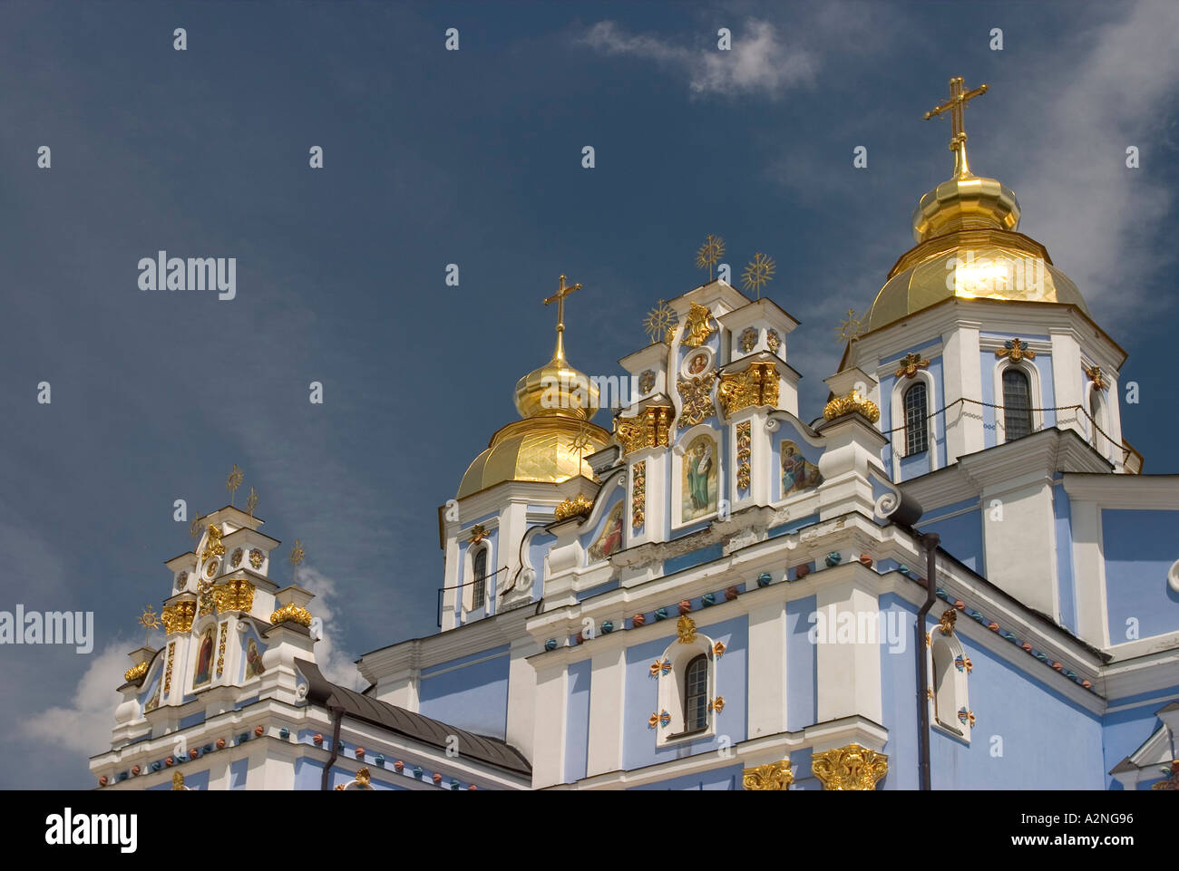 Ukraine Kiev golden domes from St Michel Monastery golden domes and ...