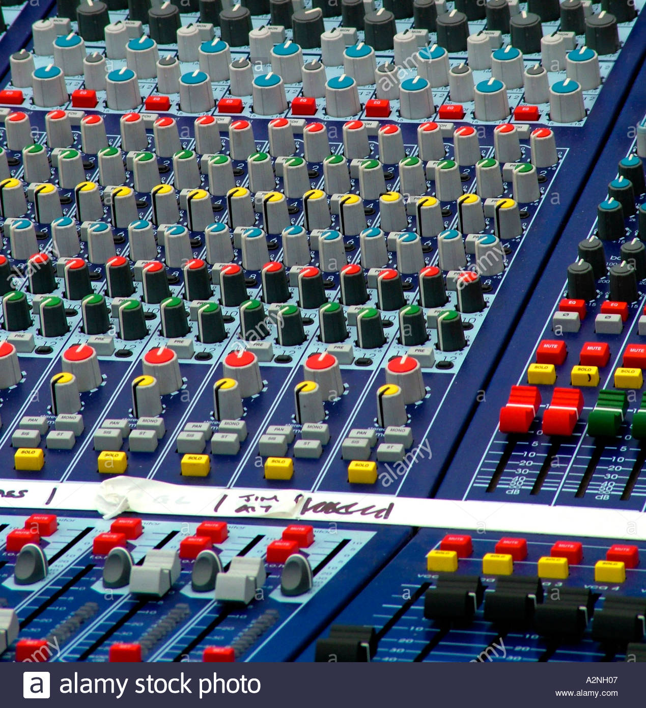 The faders hi-res stock photography and images - Alamy