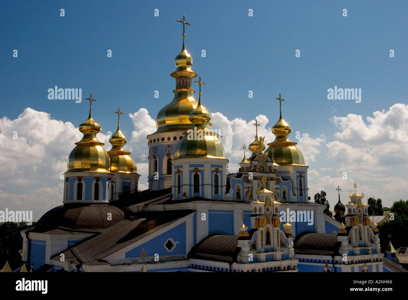 Ukraine Kiev golden domes from St Michel Monastery golden domes and ...