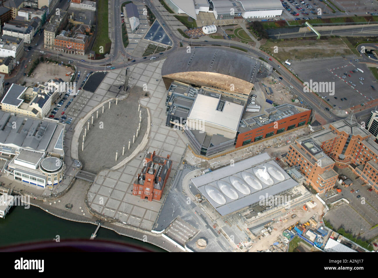 Aerial wales millennium centre pierhead hi-res stock photography and ...
