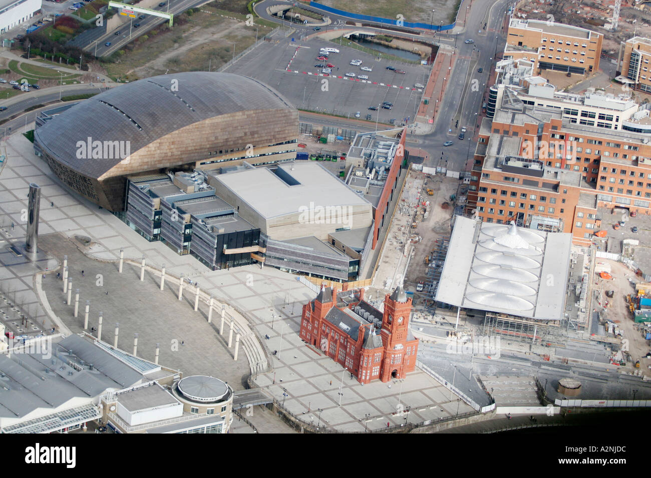 Aerial wales millennium centre pierhead hi-res stock photography and ...