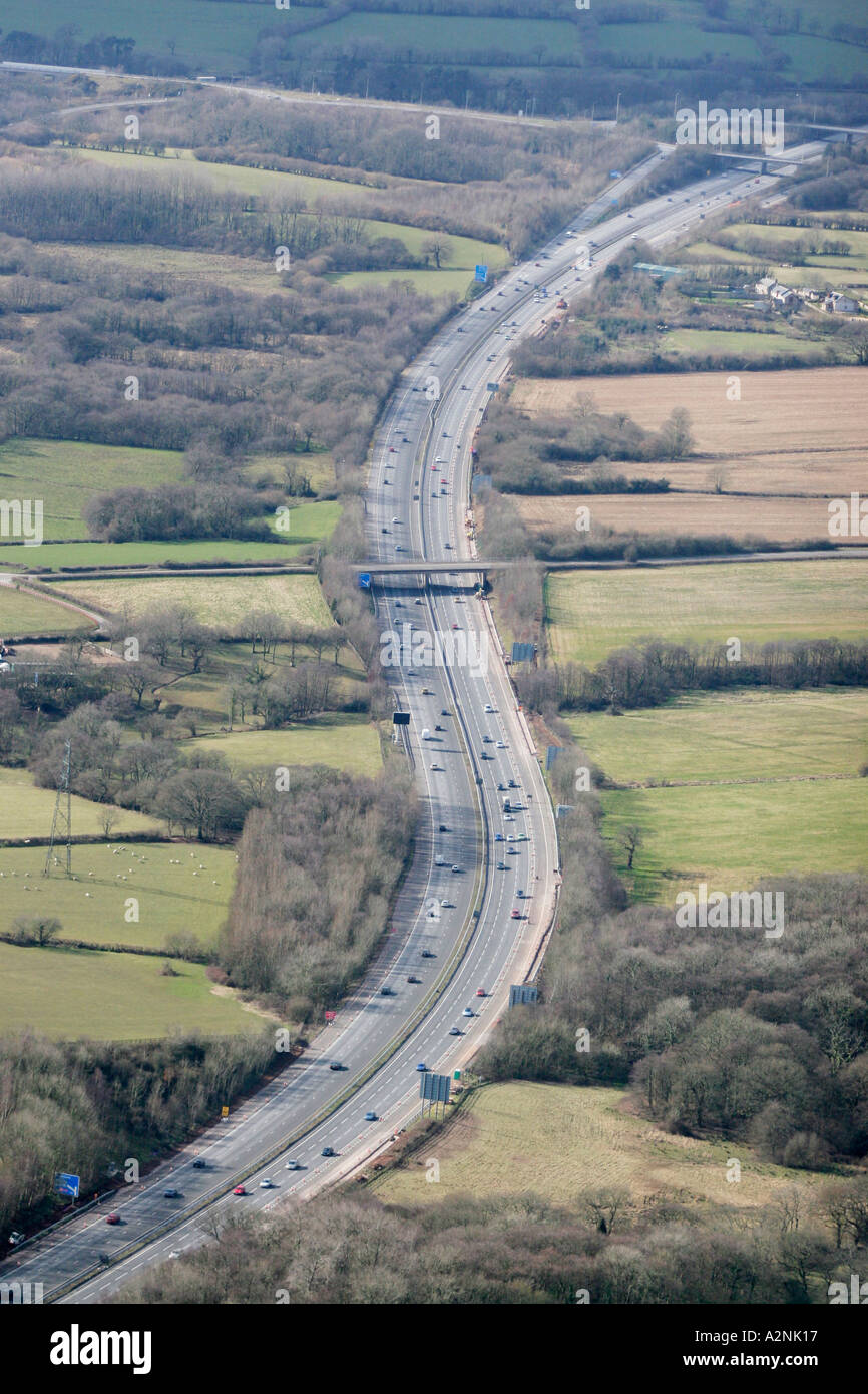 M4 motorway aerial hi-res stock photography and images - Alamy