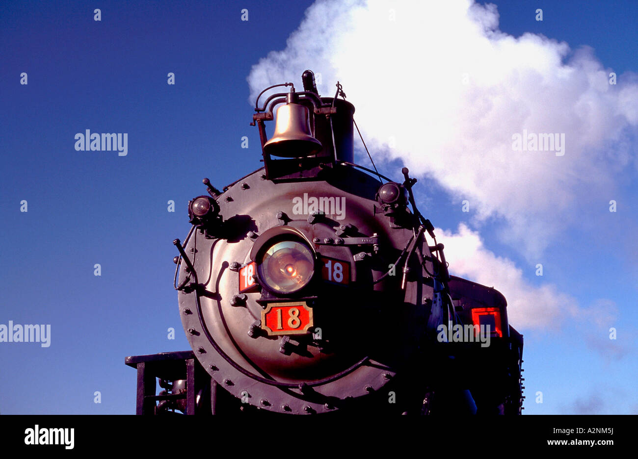 Steam locomotive, Grand Canyon, Arizona, USA, low angle view Stock ...