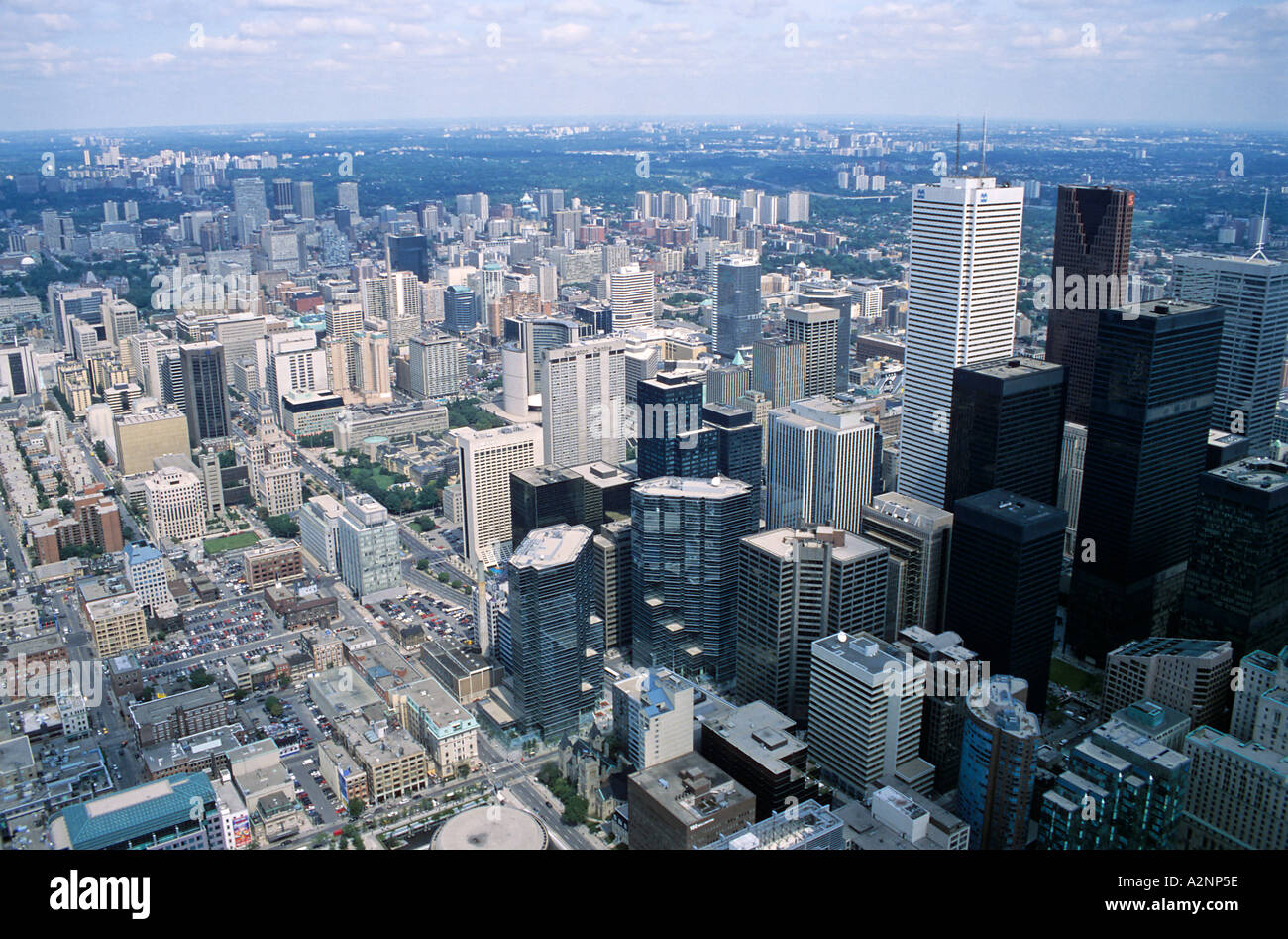 Skyscrapers in downtown Toronto Canada Stock Photo - Alamy