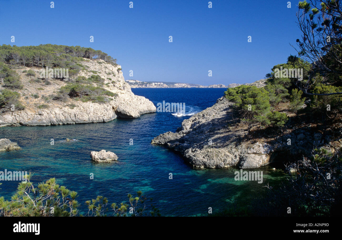 Lonely bay near Peguera Mallorca Spain Stock Photo - Alamy