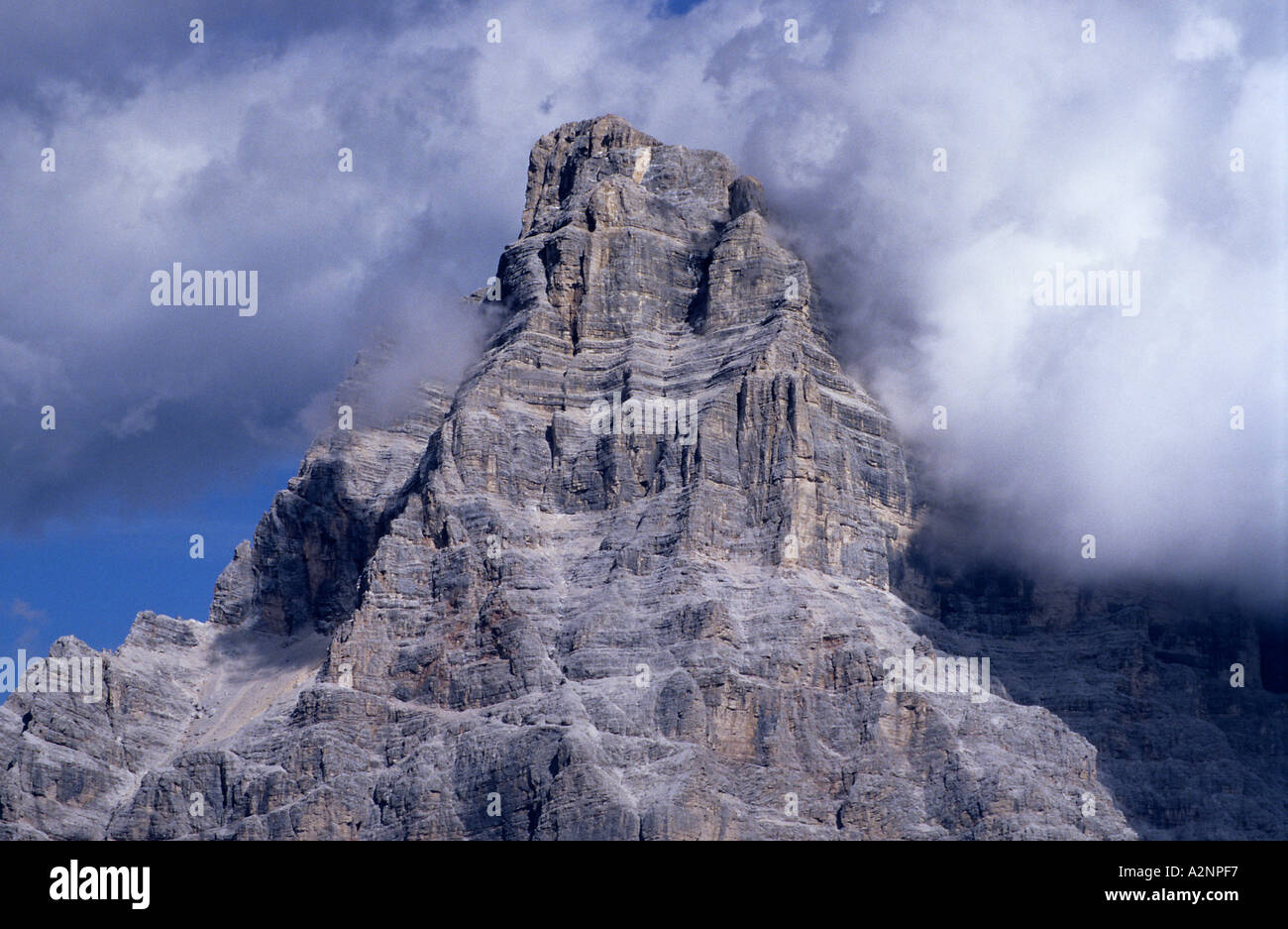 Summit of Monte Pelmo in the Dolomite Mountains Italy Stock Photo - Alamy