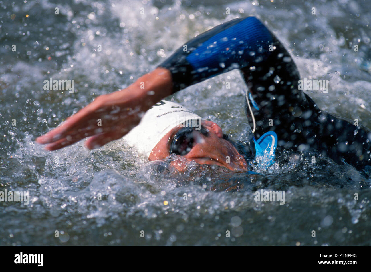 Close up swimmer crawl in pool water hi-res stock photography and ...