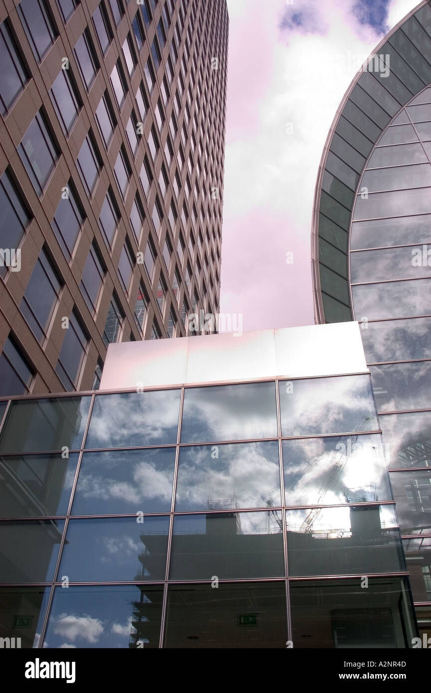40 Bank Street part of the office development Canary Wharf London Stock ...