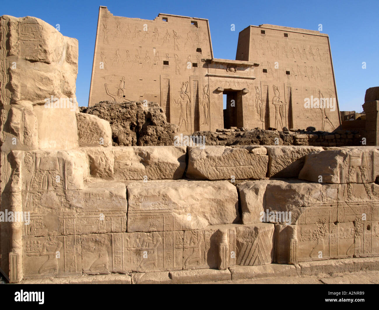 temple of Horus Egypt Stock Photo - Alamy