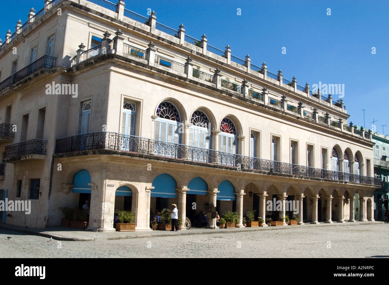 Hotel Santa Isabel in Plaza de Armas, Havana Cuba Stock Photo - Alamy
