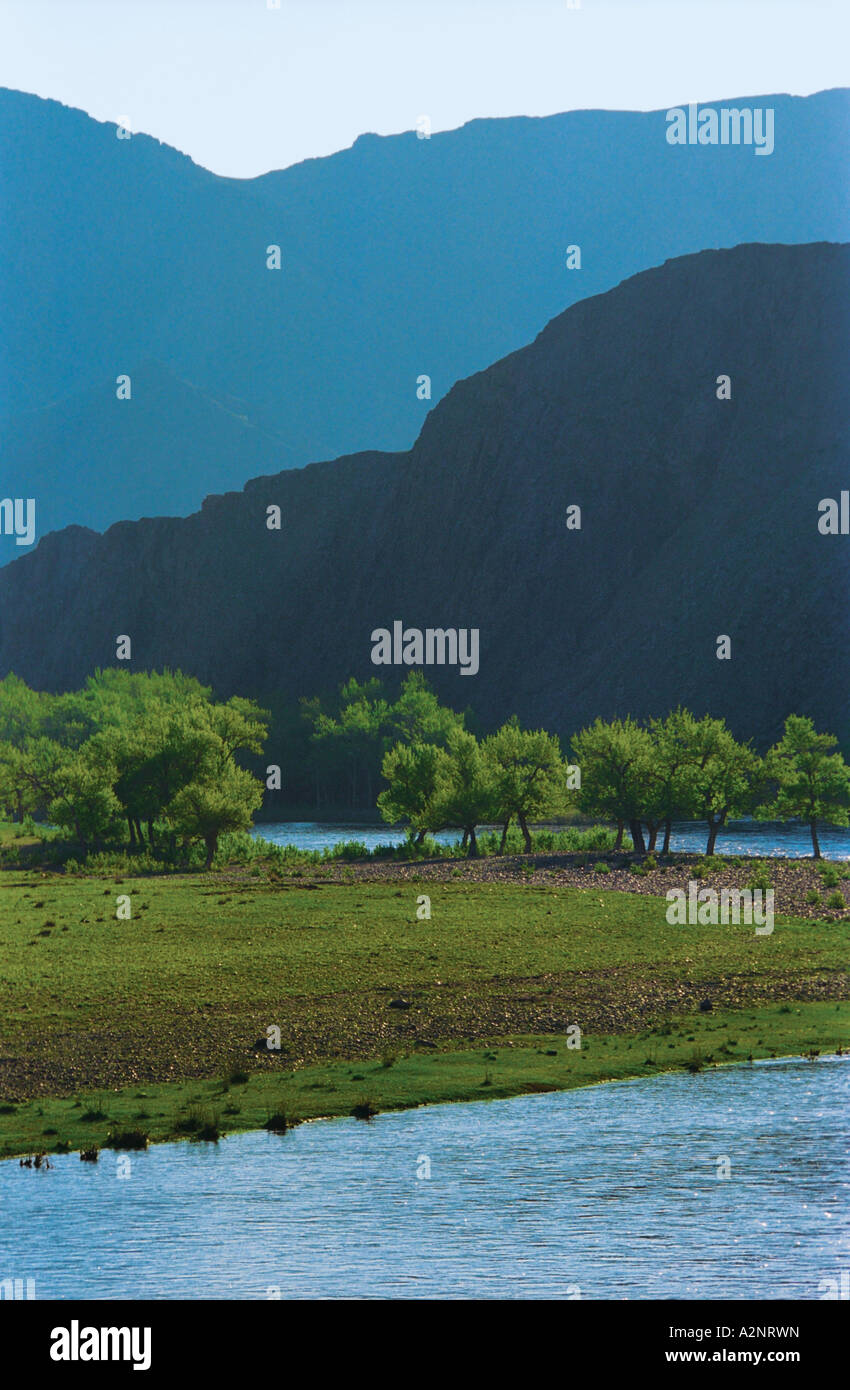 Delger Moron river. Khovsgol aimag (province). North Mongolia Stock ...