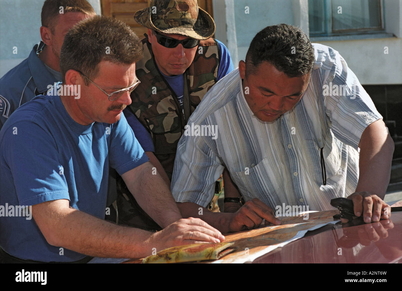 Travelers research map of Mongolia. Khovd aimag (province). West ...