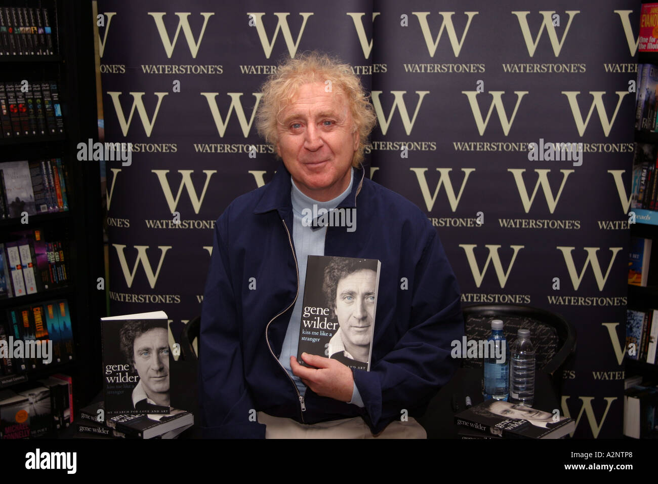 Famous Hollywood Actor Gene Wilder at a book signing at Waterstones in ...
